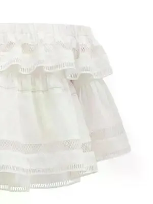 CHRISTY LYNN Angela Off-shoulder Ruffle Blouse