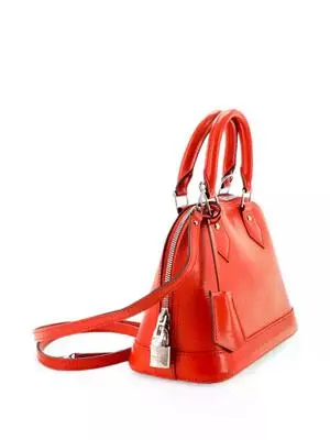LOUIS VUITTON Alma Handbag Epi Leather Bb Satchel - Orange