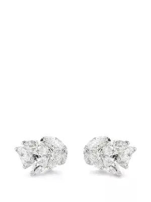 SWAROVSKI Crystal-embellished Ear Cuffs - Silver