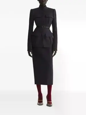 MUGLER Pocket Fitted Jacket