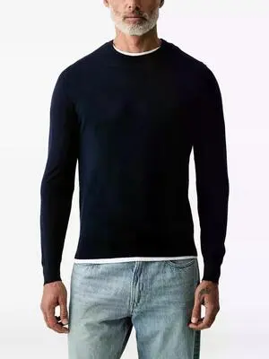 HACKETT LONDON Long-sleeve Crew Neck Sweater - Blue