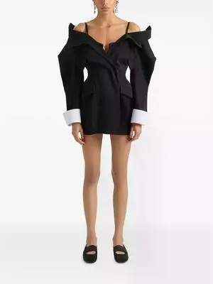 Givenchy Off-the-shoulder Wool Mini Dress
