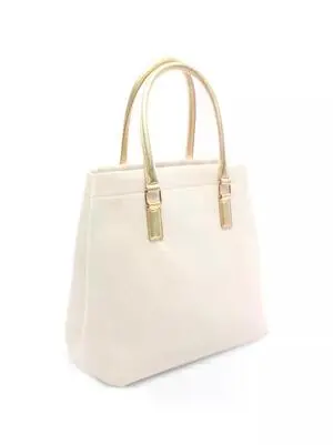 Celine 2000s Horizontal Cabas Logo-print Tote Bag - Neutrals