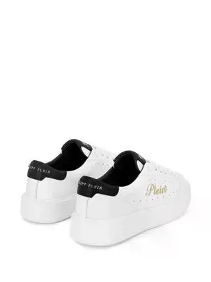 Philipp Plein Low-top Sneakers With Perforated Detailing