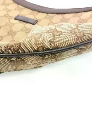 Gucci 2010s Gg Canvas Web-stripe Shoulder Bag