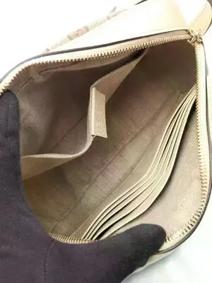 Gucci 2010s Bree Gg Canvas Crossbody Bag