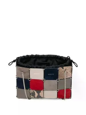 Khaite Mini Emma Patchwork Leather Tote Bag