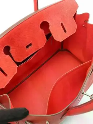 Hermès 2010s 30 Birkin Epsom-leather Tote Bag - Orange