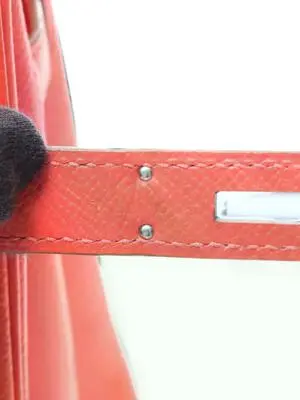 Hermès 2010s 30 Birkin Epsom-leather Tote Bag - Orange
