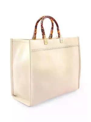 Fendi 2000s Sunshine Leather Tote Bag