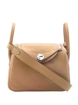 Hermès 2020s Mini Lindy Shoulder Bag - Neutrals