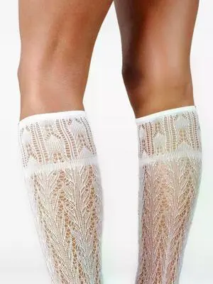 Swedish Stockings Erica Crochet-knit Knee High Socks
