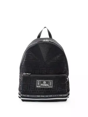 Fendi 2010s Zucca Mesh Backpack
