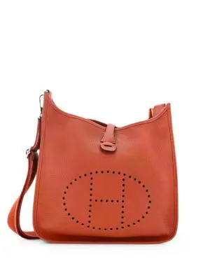 Hermès Evelyne Bag Gen Iii Clemence Pm Crossbody Bag - Brown