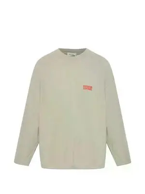 American Vintage Logo-print Long-sleeve Sweatshirt - Neutrals