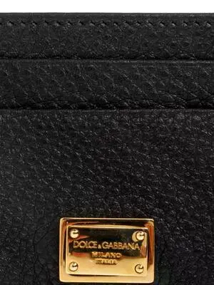 Dolce & Gabbana Logo-plaque Leather Cardholder