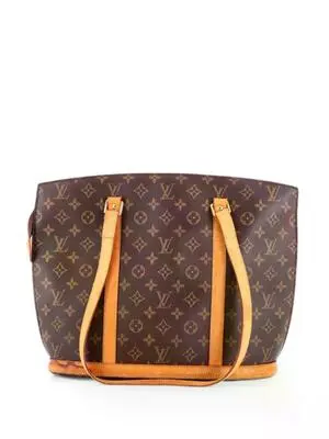 LOUIS VUITTON Babylone Handbag Monogram Canvas Tote Bag - Brown