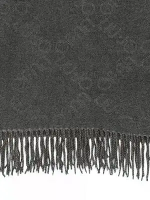 Liu Jo Logo-jacquard Fringed Scarf