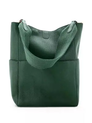 Celine Sangle Seau Bag Calfskin Large Shoulder Bag - Green