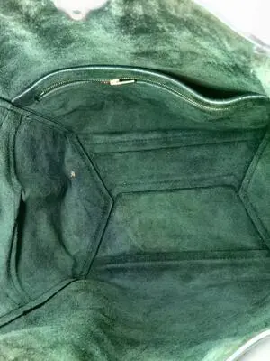 Celine Sangle Seau Bag Calfskin Large Shoulder Bag - Green