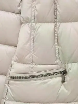 Moncler Fur-trim Quilted Coat