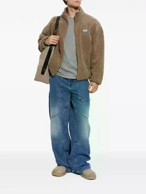 American Vintage Zip-up Fleece Sweatshirt