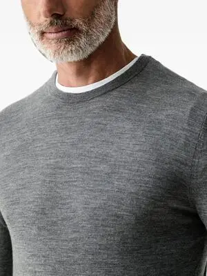 HACKETT LONDON Crew Neck Long-sleeve Sweater