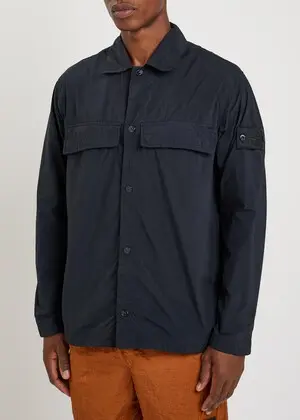 Stone Island Ghost Logo Nylon Overshirt