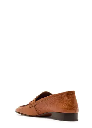 Dries Van Noten Square-toe Leather Loafers