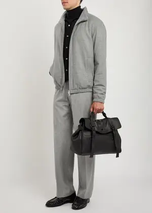 LARDINI Wool And Silk-blend Trousers