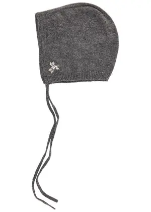 Simone Rocha Embellished Cashmere Bonnet