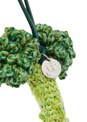 JW Anderson Broccoli Crochet Cotton-knit Charm