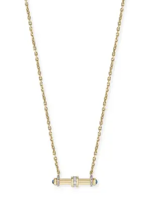 LAURA VANN Elin T Bar 18kt -plated Necklace - Gold