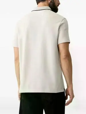 Guess Logo-patch Buttoned Polo Shirt