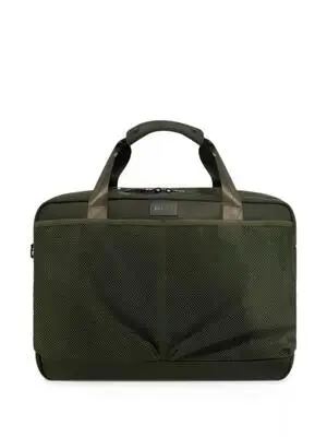 Boggi Milano 3-way Overnight Bag In Technical Fabric - Green