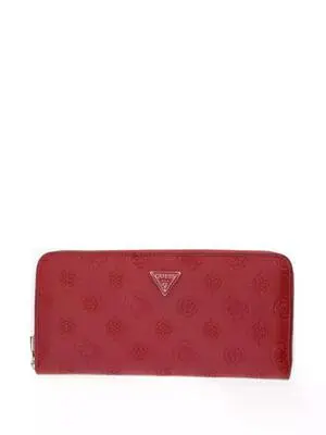 Guess Diana Logo-embossed Wallet - Red