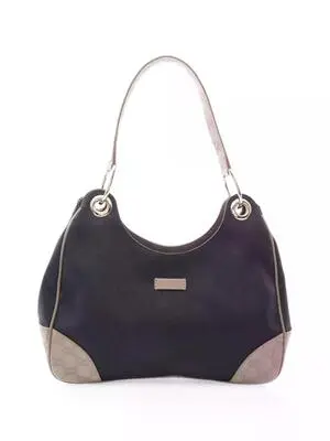 Gucci 2000s Guccissima Shoulder Bag - Black