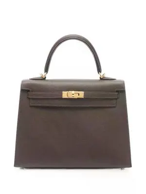 Hermès 2010s Kelly 25 Epsom Tote Bag - Brown