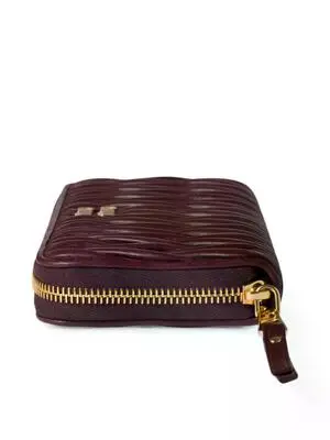 Miu Miu Matelassé Quilted Leather Wallet