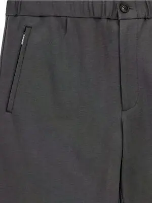 Emporio Armani Elasticated Waistband Straight-leg Trousers