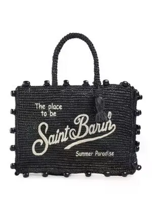 MC2 SAINT BARTH Colette Bead-embellished Shoulder Bag
