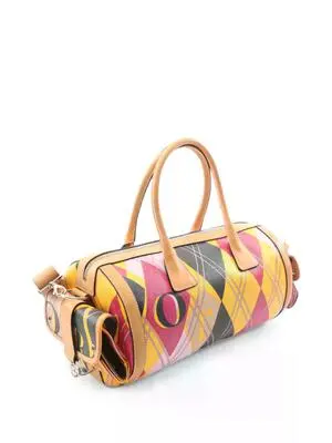 Dior 2010s Geometric-print Tote Bag - Neutrals