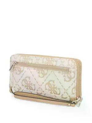 Guess Logo-monogram Zip-around Wallet