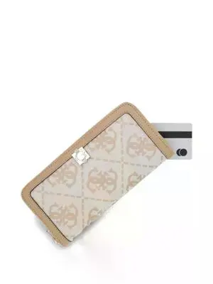 Guess Logo-monogram Zip-around Wallet