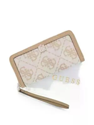 Guess Logo-monogram Zip-around Wallet