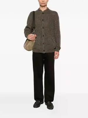 Giorgio Armani Rib-trimmed Button-up Cardigan
