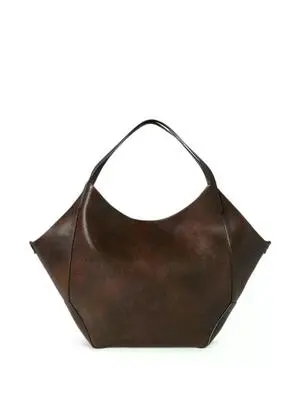 Brunello Cucinelli Reversible Duo Shopper In Lizard-effect Calfskin