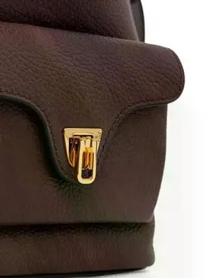 COCCINELLE Small Beat Generation Pebbled Leather Bucket Bag