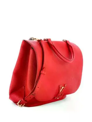 LOUIS VUITTON Volta Handbag Leather Satchel - Red