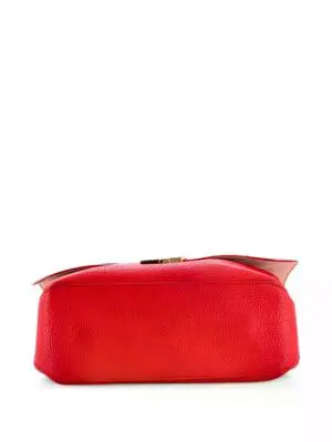 LOUIS VUITTON Volta Handbag Leather Satchel - Red